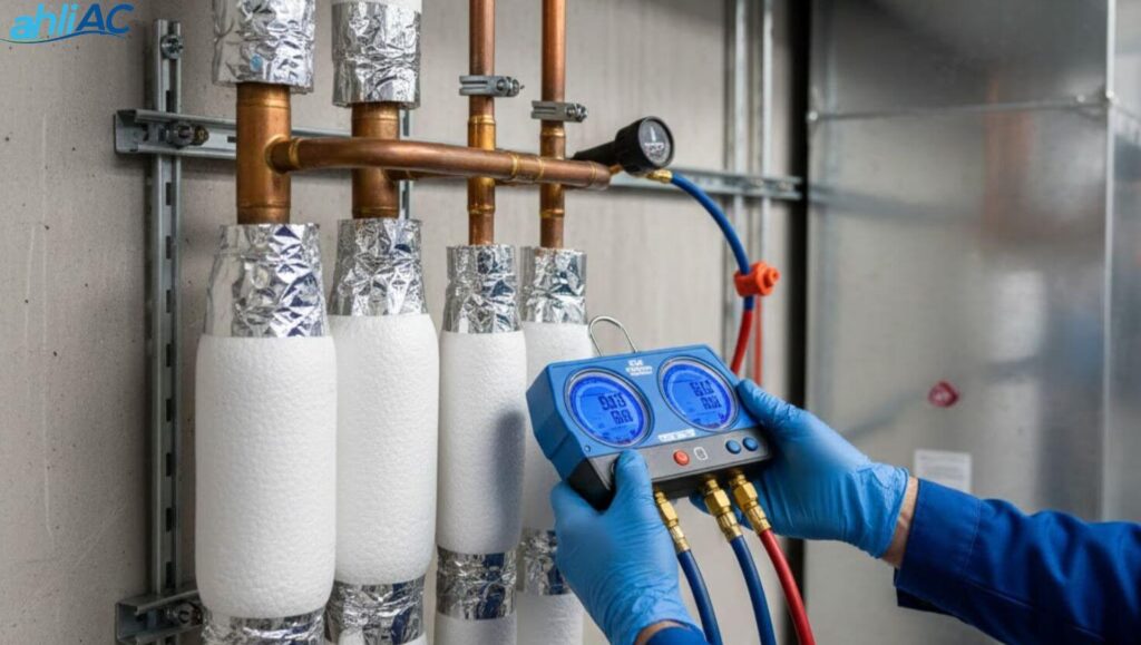 7 Tahapan Instalasi AC Split Duct yang Benar & Aman